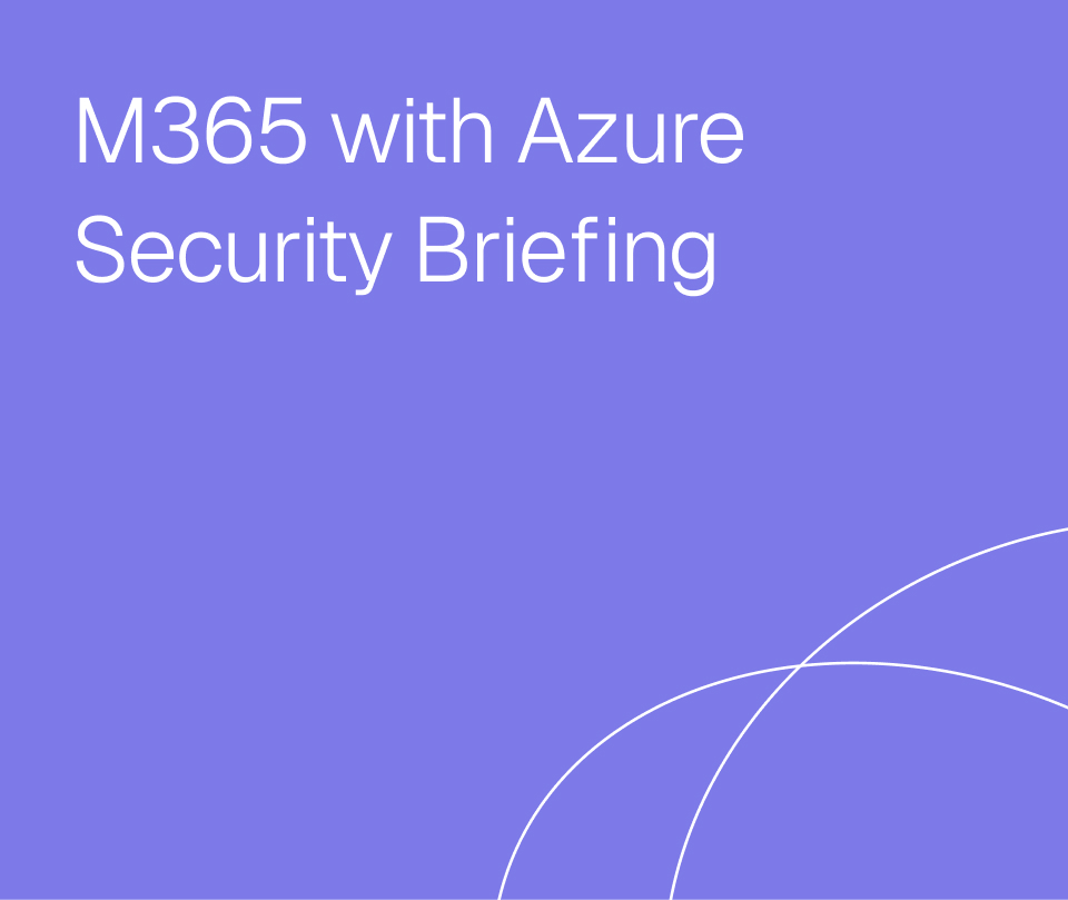 M365 with Azure Security Briefing - Aptum